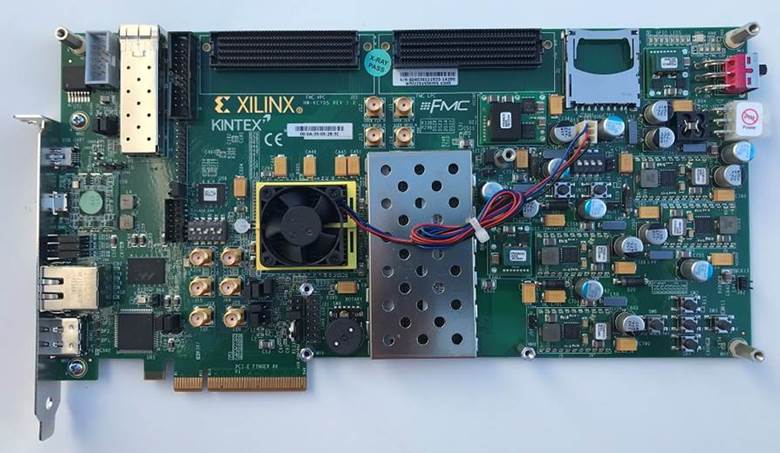 Fig 2.1 Xilinx Kintex-7 FPGA board KC-705 is used as themain controller